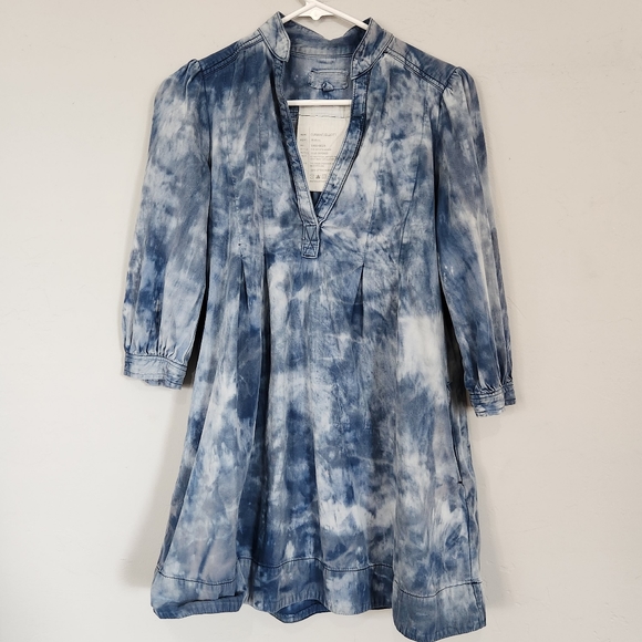 Current/Elliott | Dresses | Current Elliott Womens Blue Exposed The ...